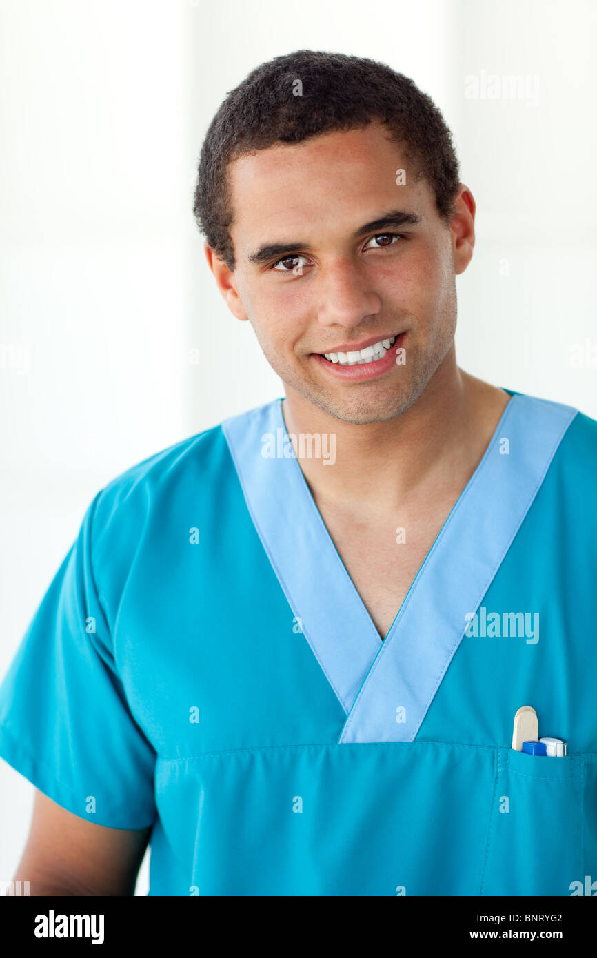 Portrait of a young doctor Stock Photo - Alamy
