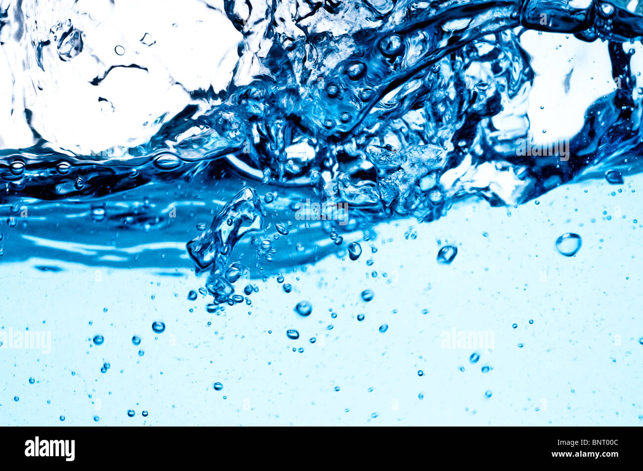 fresh clean water splash. macro Stock Photo - Alamy
