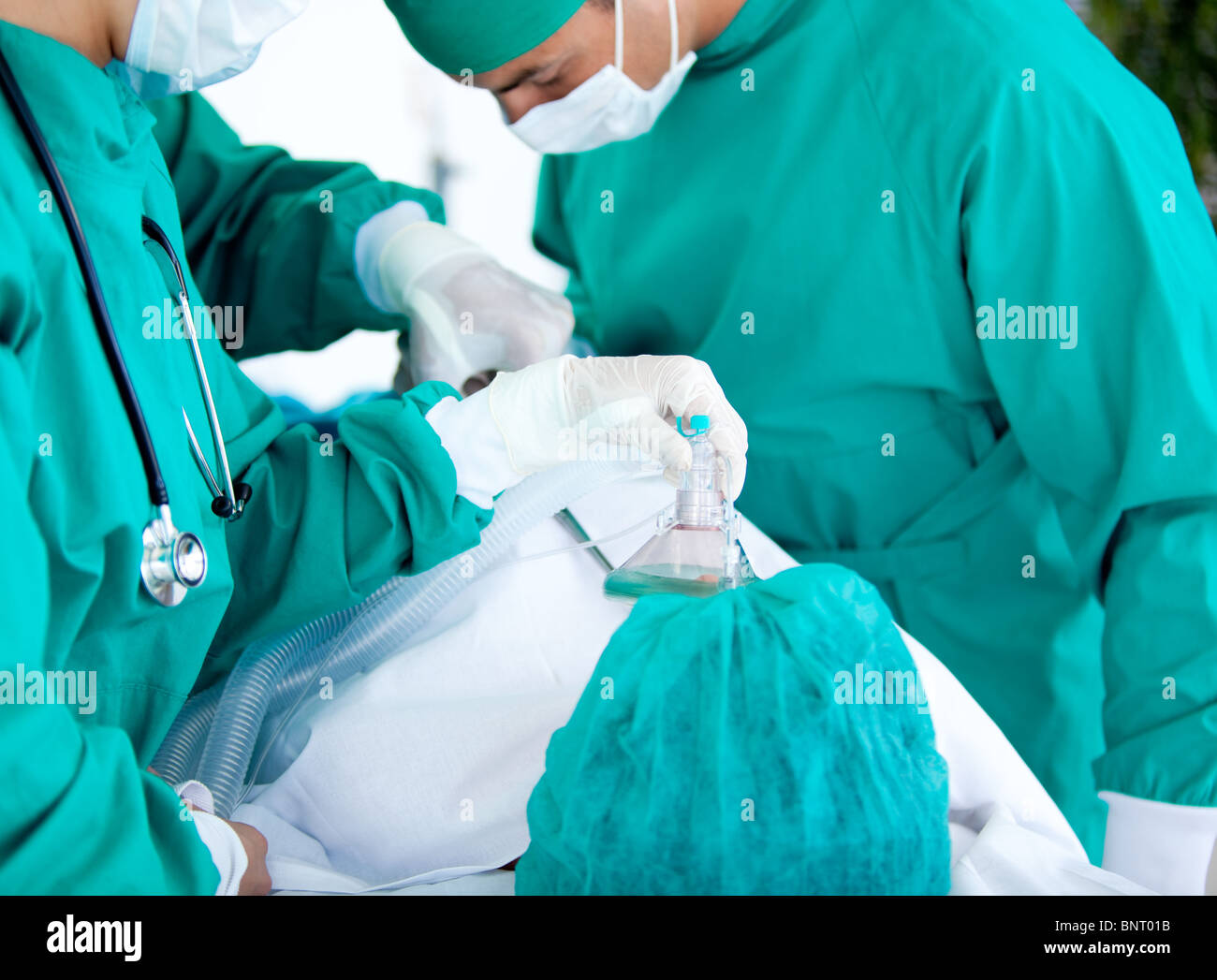 Woman man medical equipment hi-res stock photography and images - Alamy