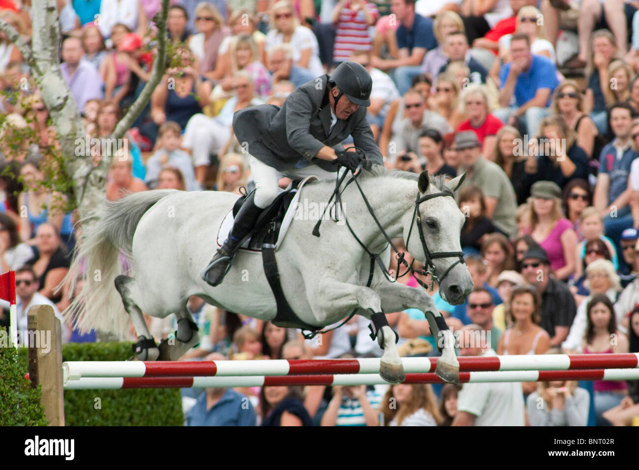 Hickstead water jump hi-res stock photography and images - Alamy