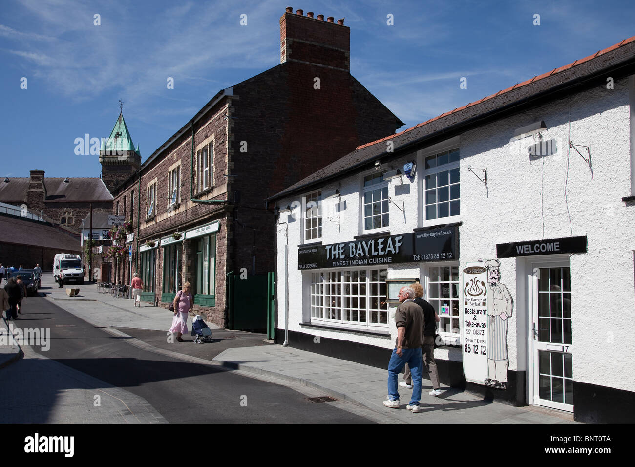 Abergavenny town wales hi-res stock photography and images - Alamy