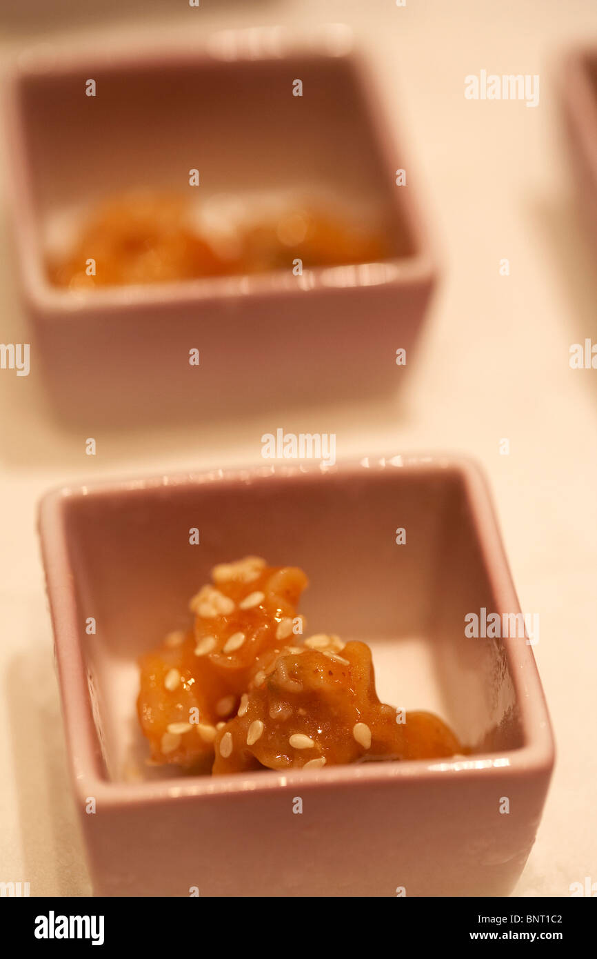 Seasoned Conch Meat With Sauce Stock Photo - Alamy