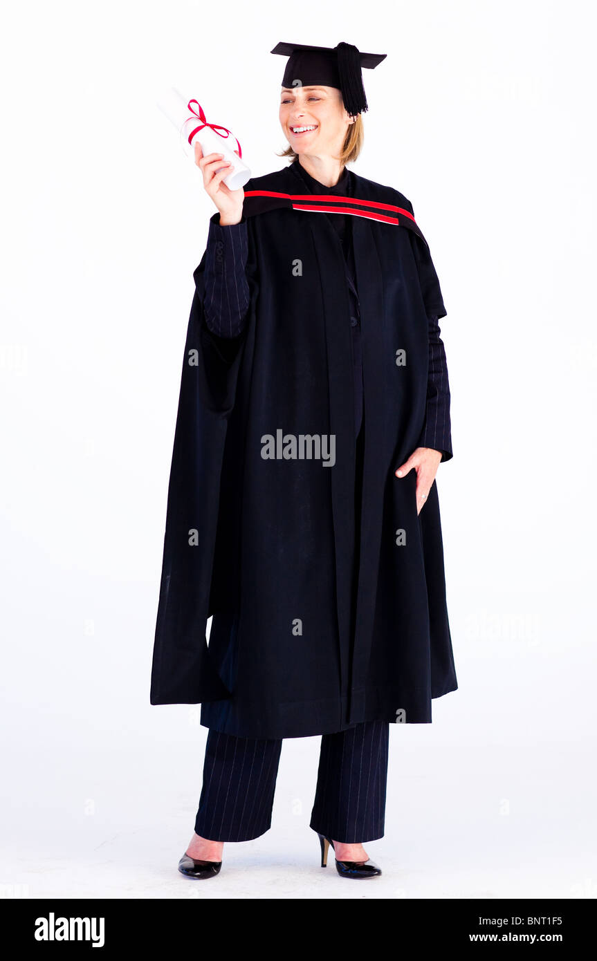 Pretty woman graduated hi-res stock photography and images - Alamy