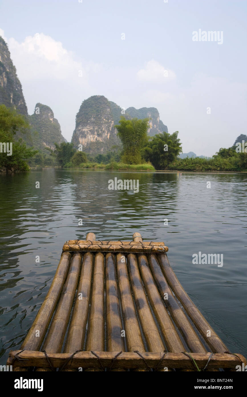 Raft on the Lijiang River Stock Photo - Alamy