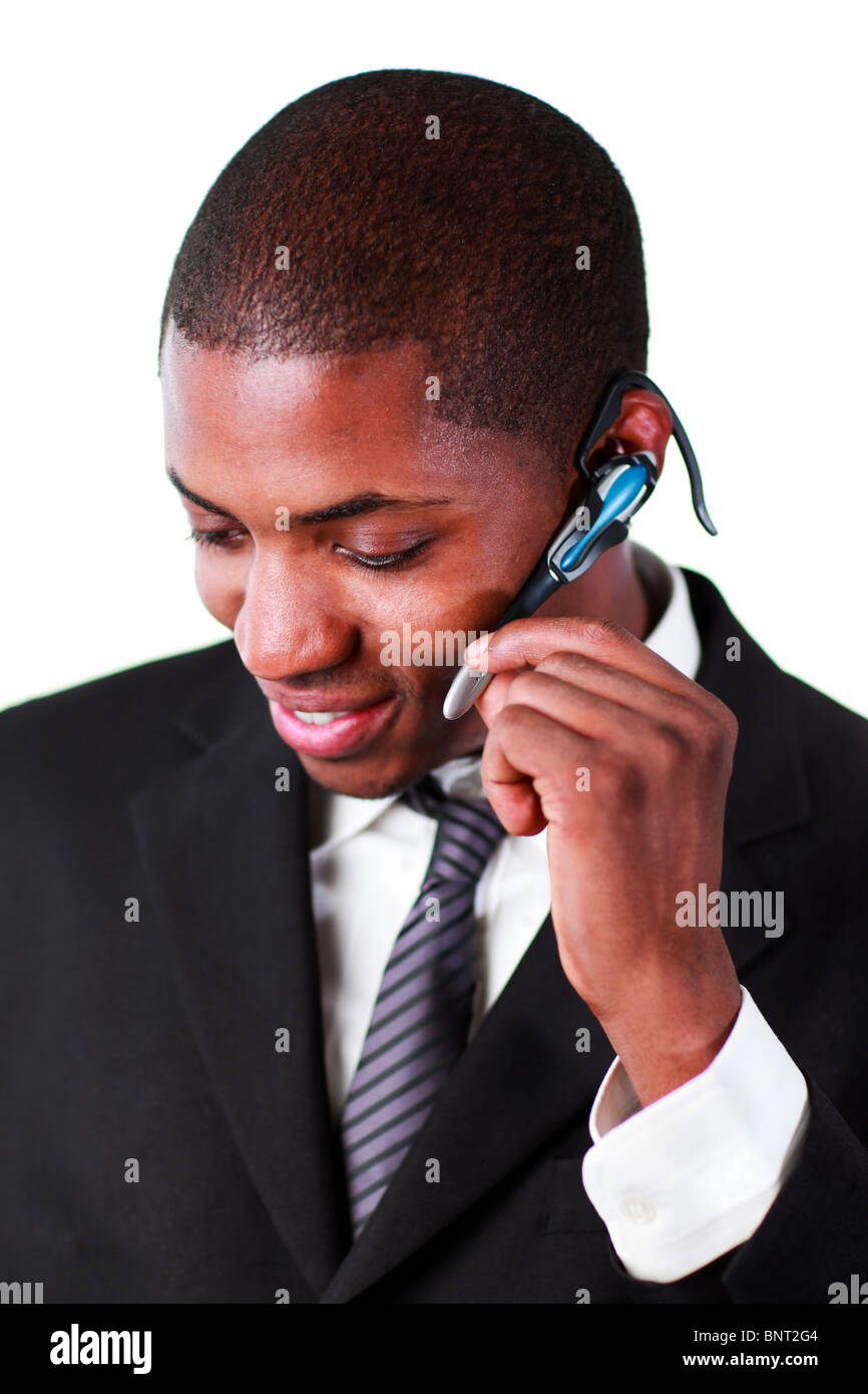 Mobile telephone headset bluetooth phone hi-res stock photography and ...