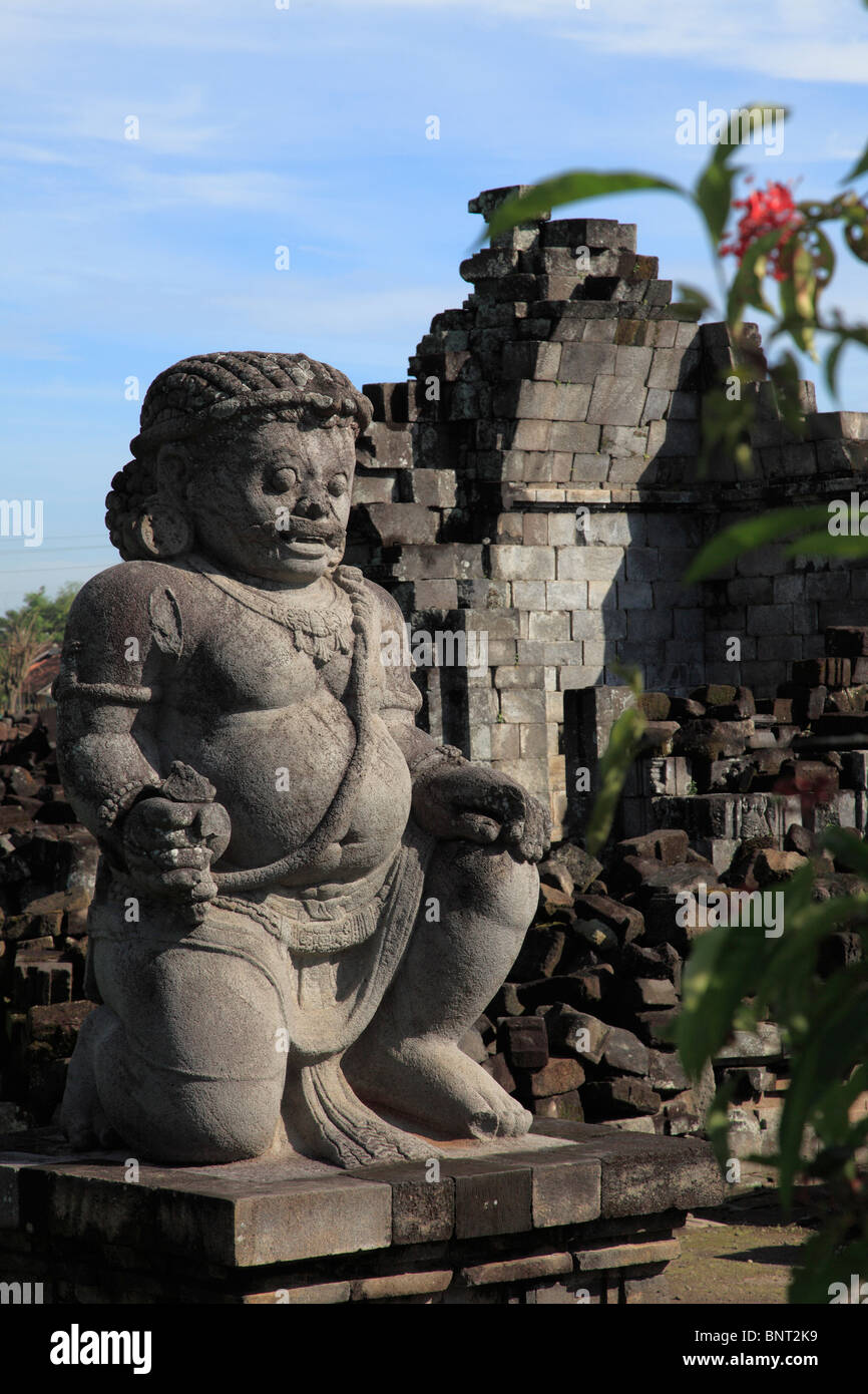 Indonesia, Java, Prambanan, hindu temples, dwarapala guardian statue ...