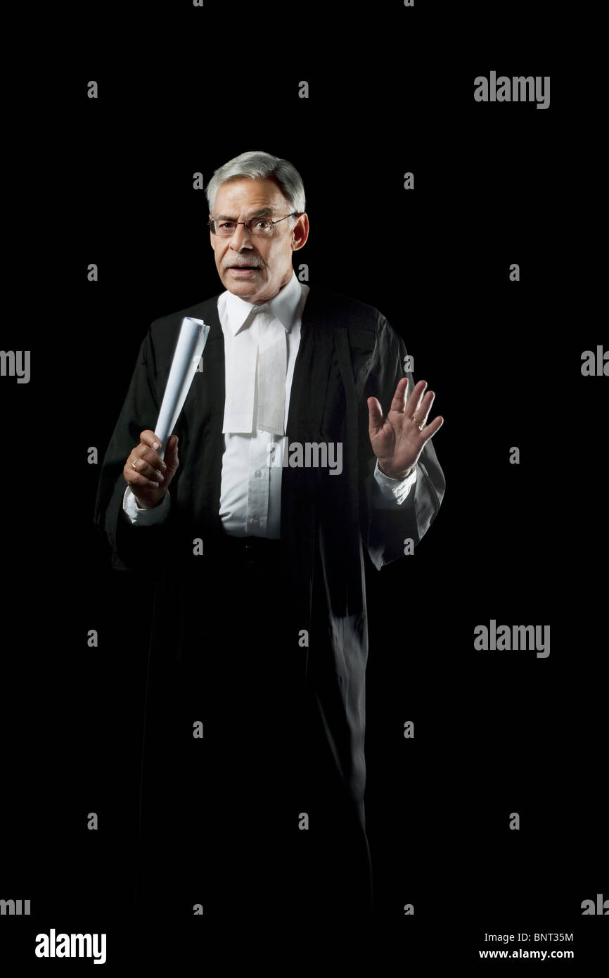 Portrait of a lawyer Stock Photo - Alamy