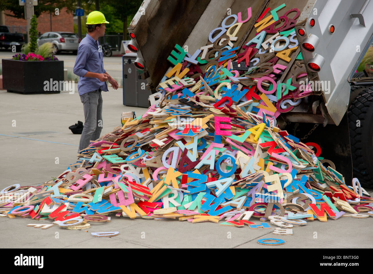 Big alphabet letters hi-res stock photography and images - Alamy