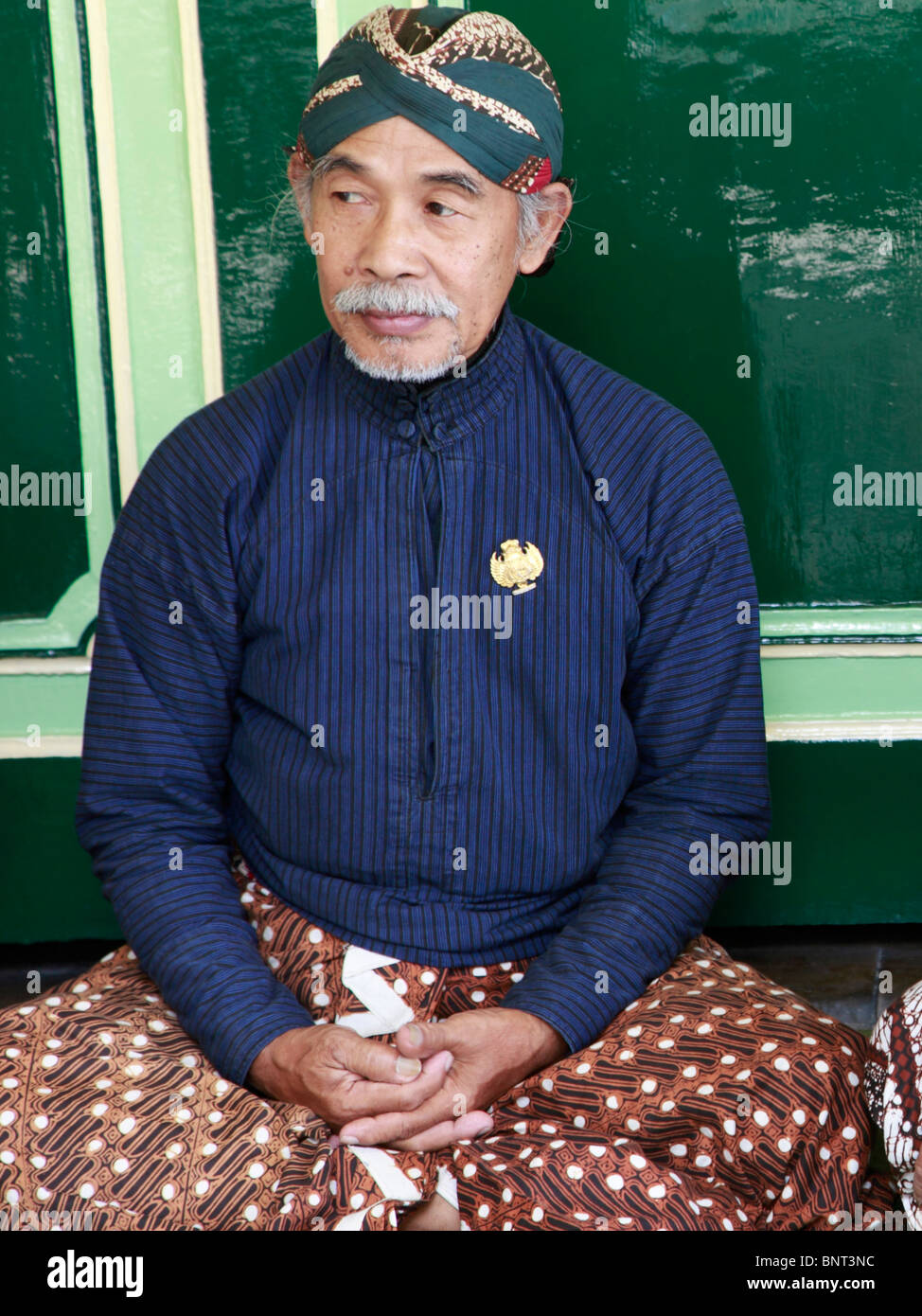 Indonesia; Java; Yogyakarta; Kraton, sultan's palace, retainer in ...