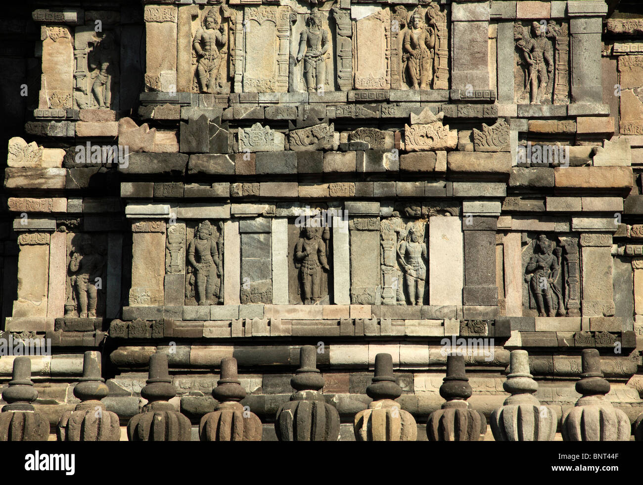 Indonesia, Java, Prambanan, hindu temple, statues, stone carvings ...