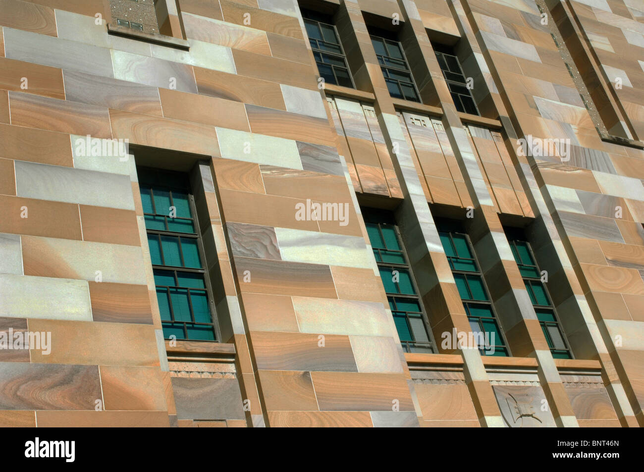 Entrance to the Library, University of Queensland, Brisbane, Queensland ...