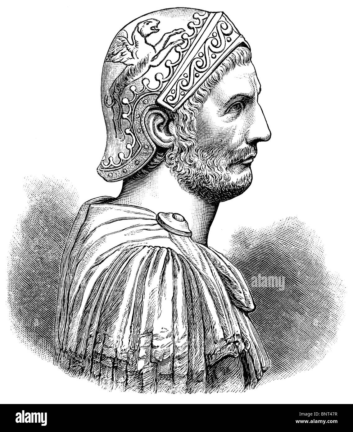 Hannibal (248–183 or 182 BC), Carthaginian military commander Stock ...