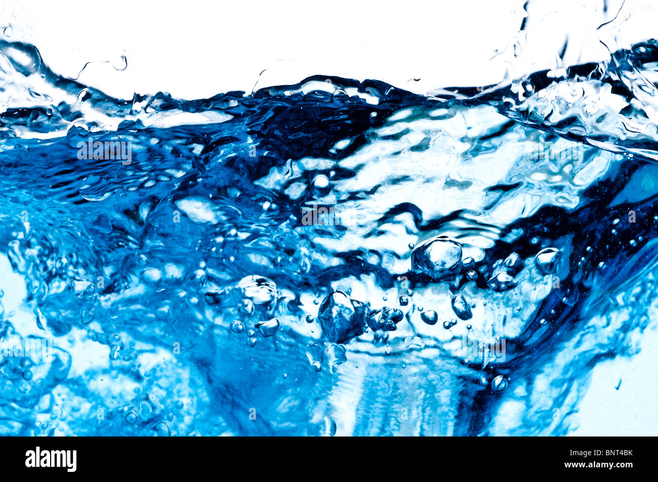 fresh clean water splash. macro Stock Photo - Alamy