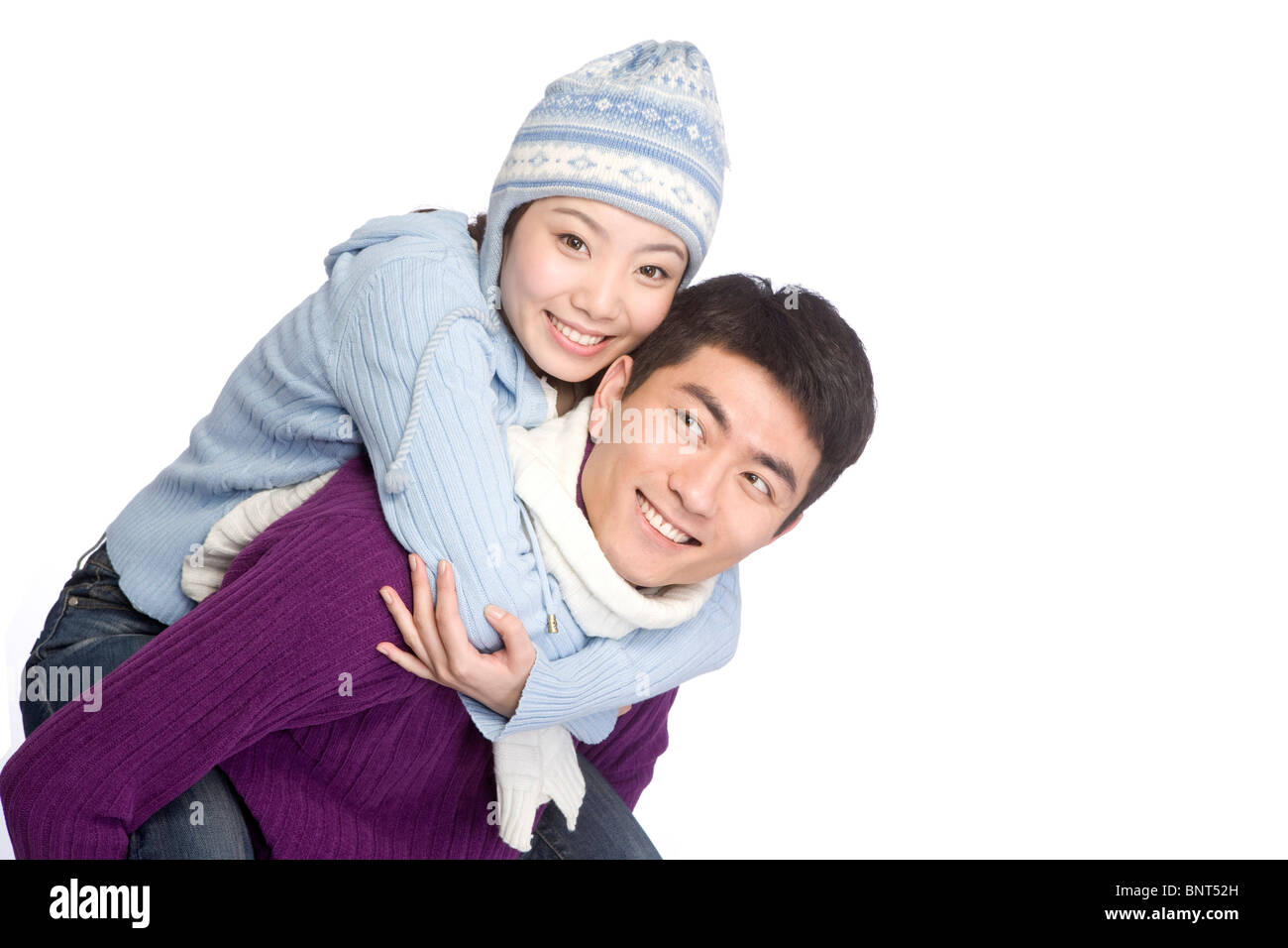 Two young couples having fun Stock Photo - Alamy