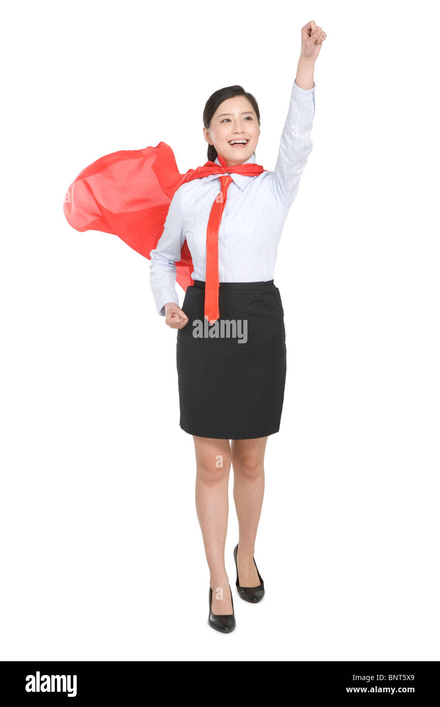 Superhero woman fist Cut Out Stock Images & Pictures - Alamy