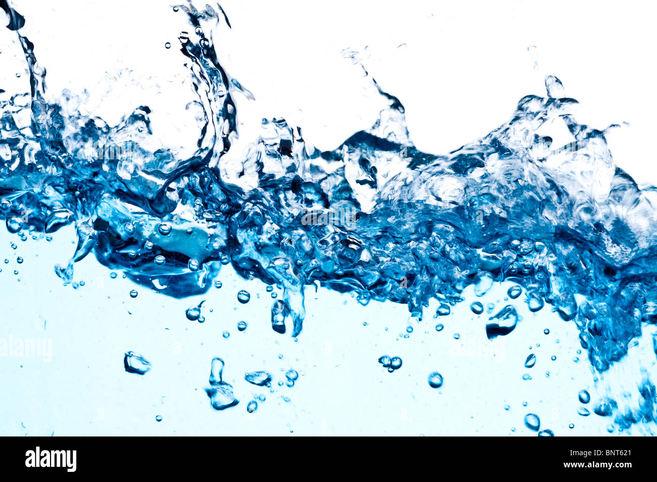 Water splash white background hi-res stock photography and images - Alamy