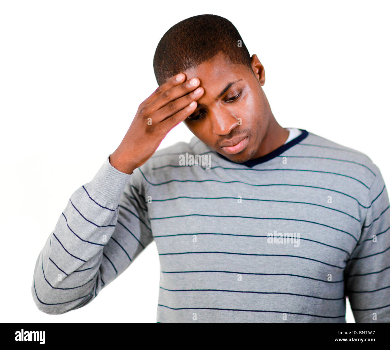 Covering forehead hi-res stock photography and images - Alamy