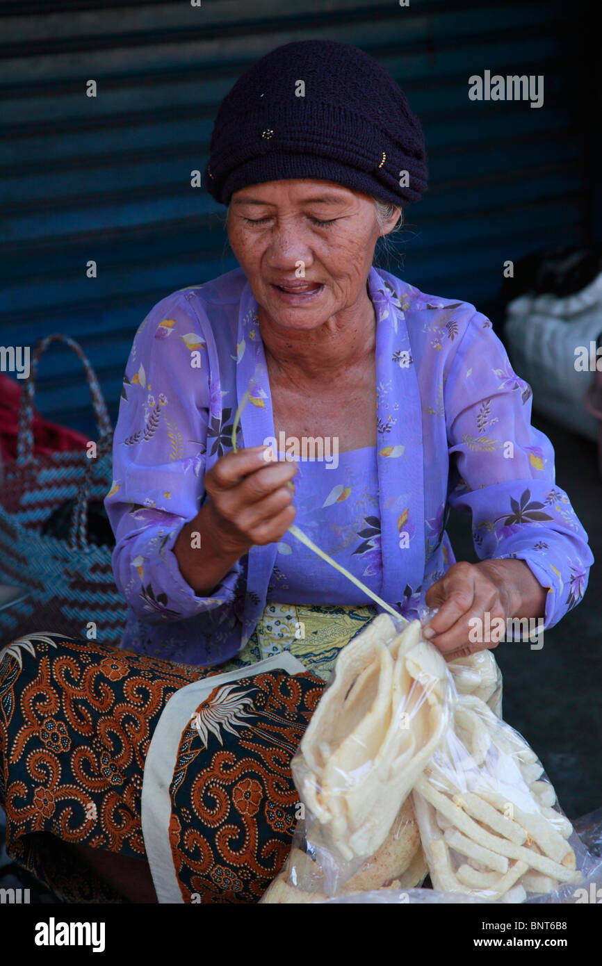 Indonesia; Java; Yogyakarta; old lady, portrait Stock Photo - Alamy
