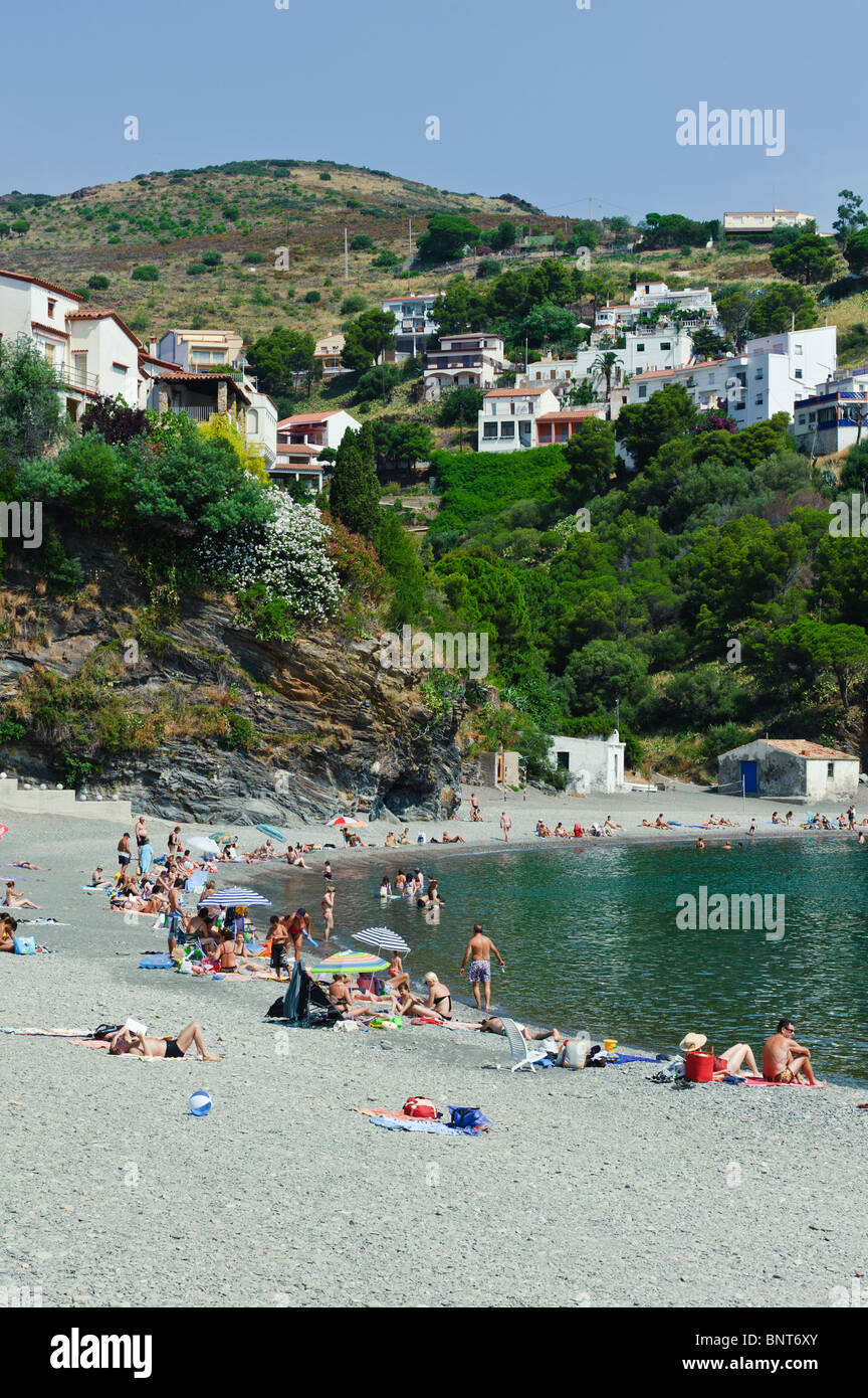 Portbou Spain Stock Photo - Alamy