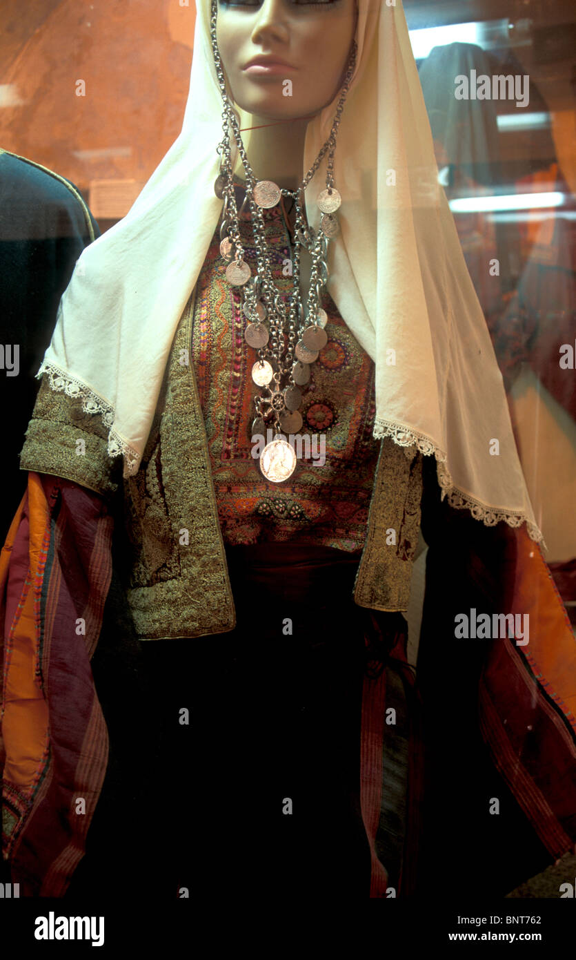 Old Bethlehem Folklore Museum of the Arab Women Union. A traditional ...