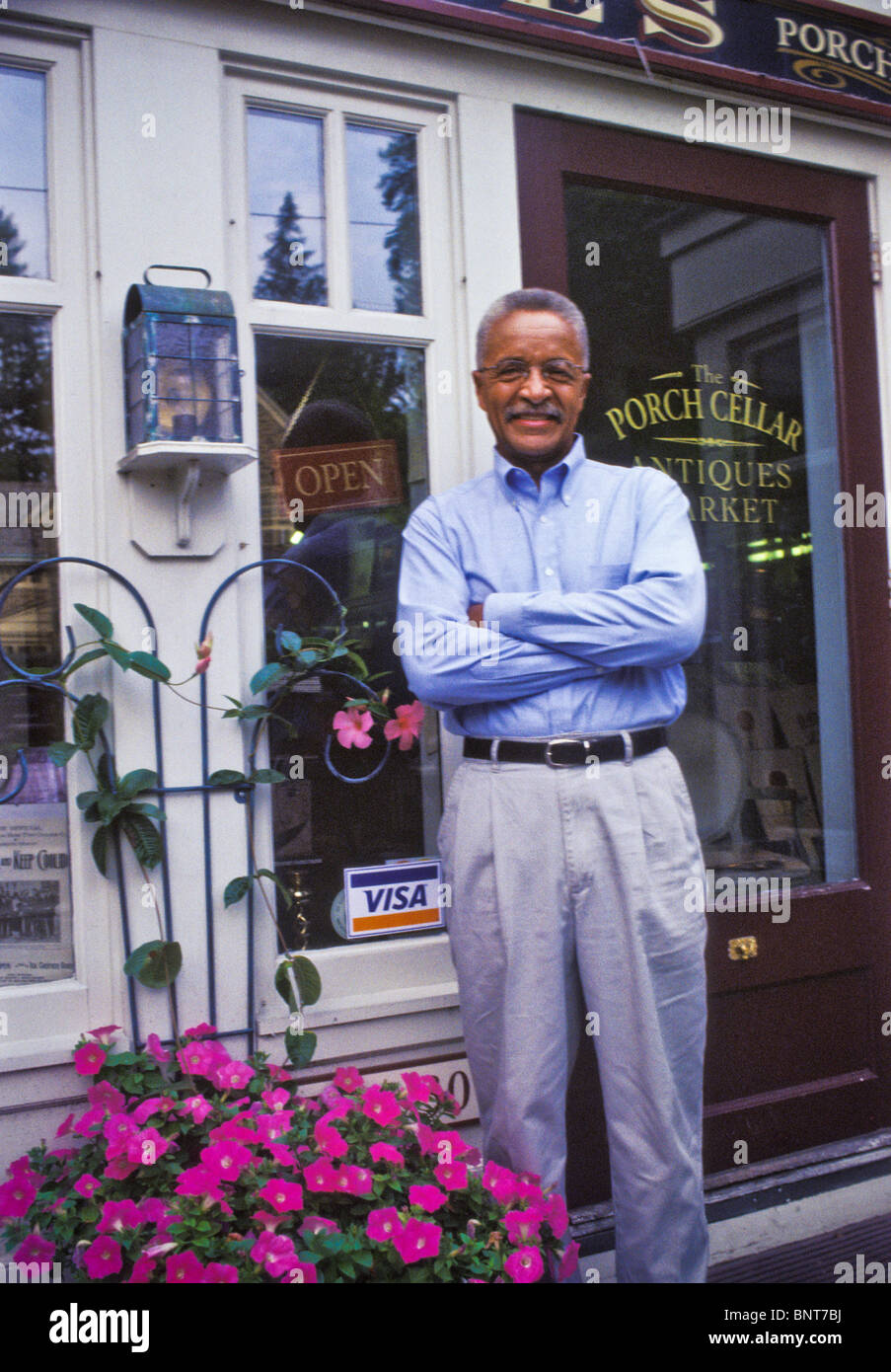 One successful prosperous African american small business entrepreneur ...