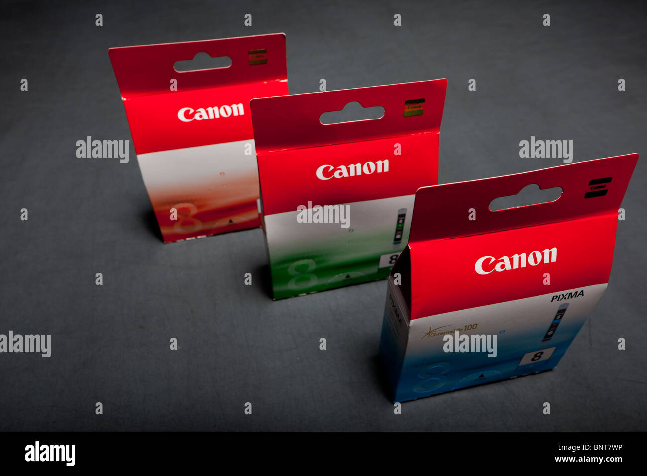 Canon inkjet cartridges in boxes Stock Photo - Alamy