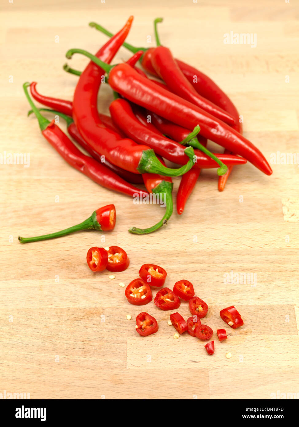 Red Chilli Peppers Stock Photo - Alamy