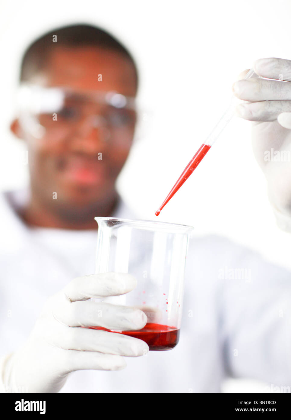 Man conducting science research Stock Photo - Alamy
