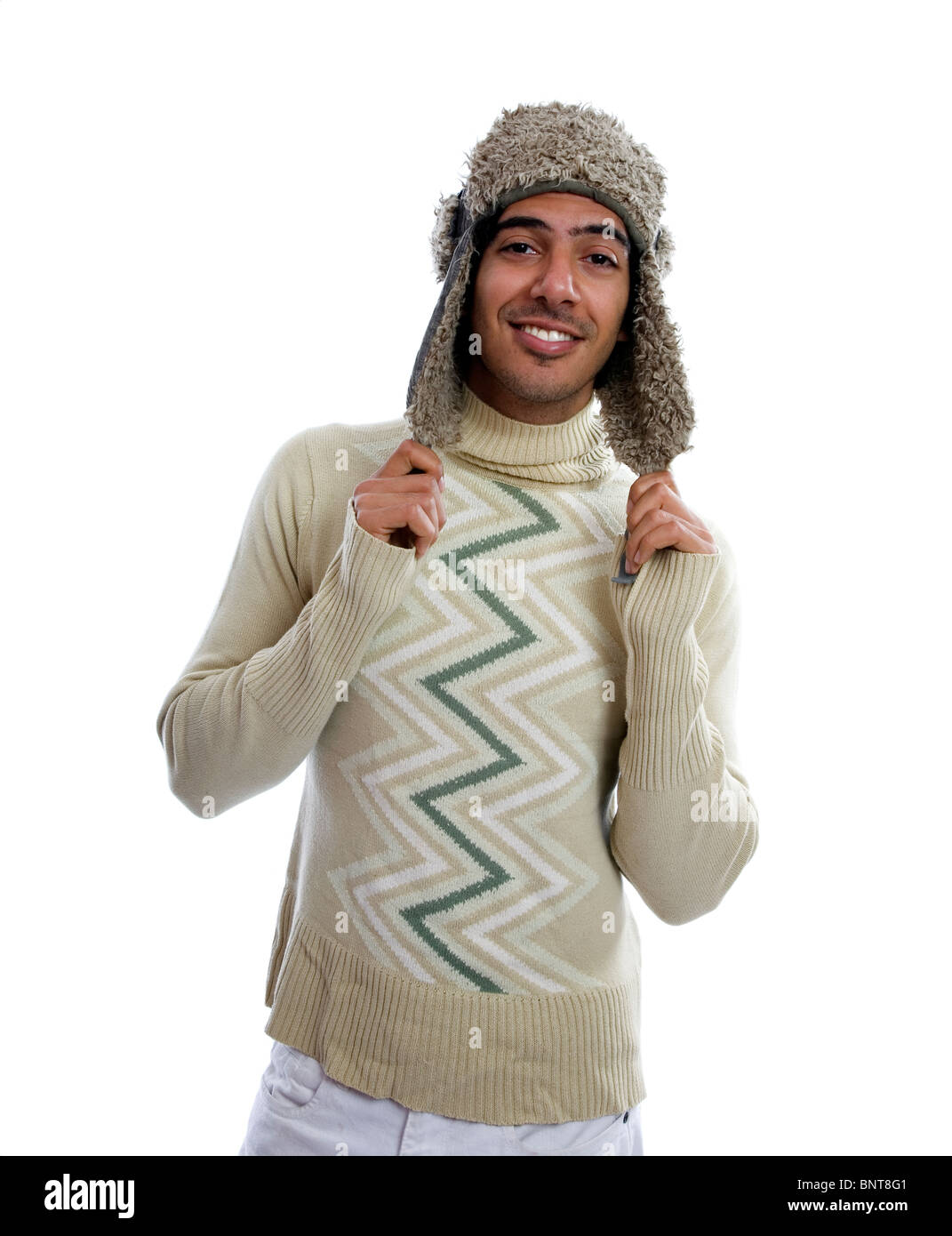 Cool guy with knit hat hi-res stock photography and images - Alamy