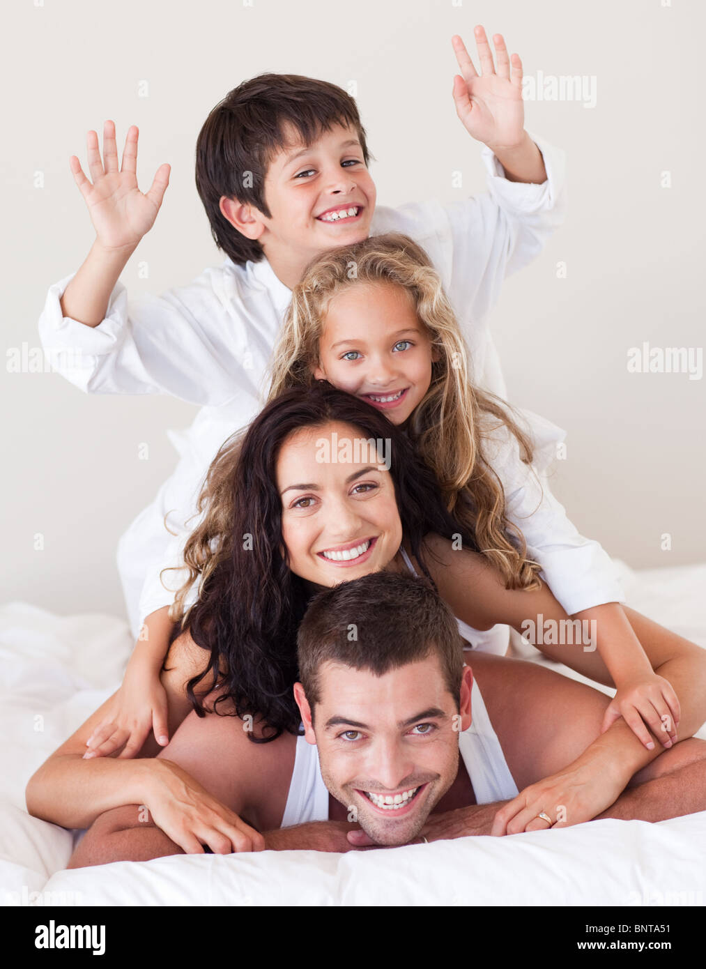 Happy family fun together in hi-res stock photography and images - Alamy