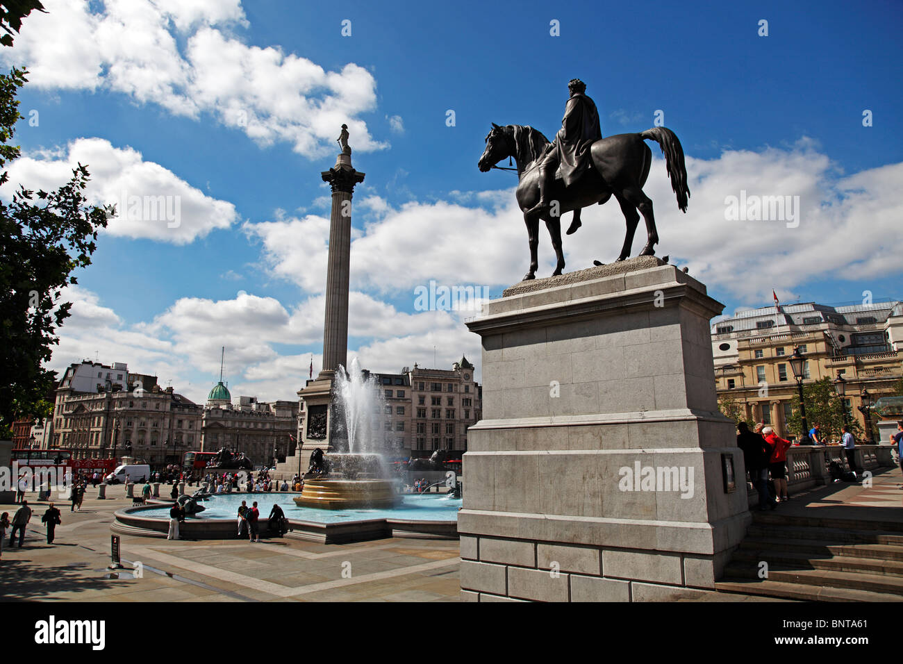 Trafalgar Square London England UK Stock Photo - Alamy