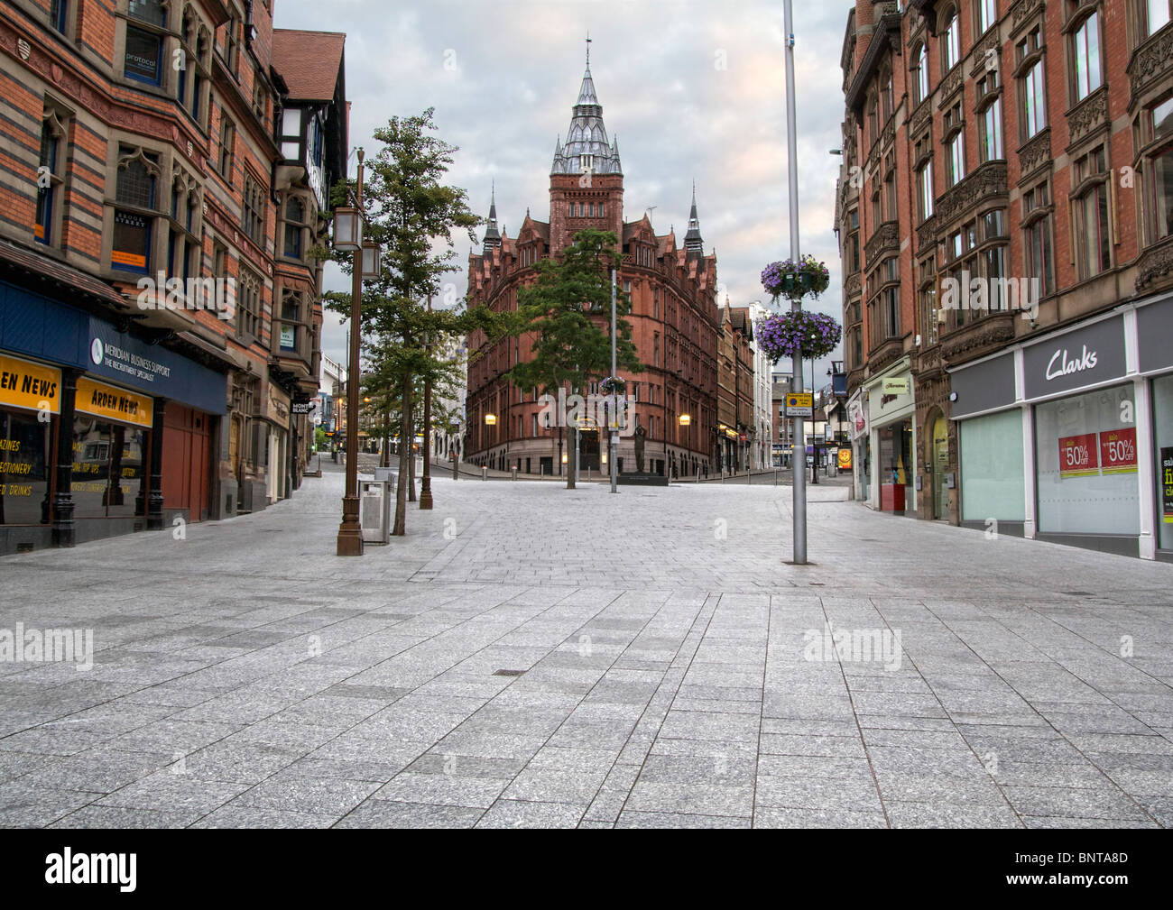 King Street and Queen Street Nottingham Nottinghamshire United Kingdom ...