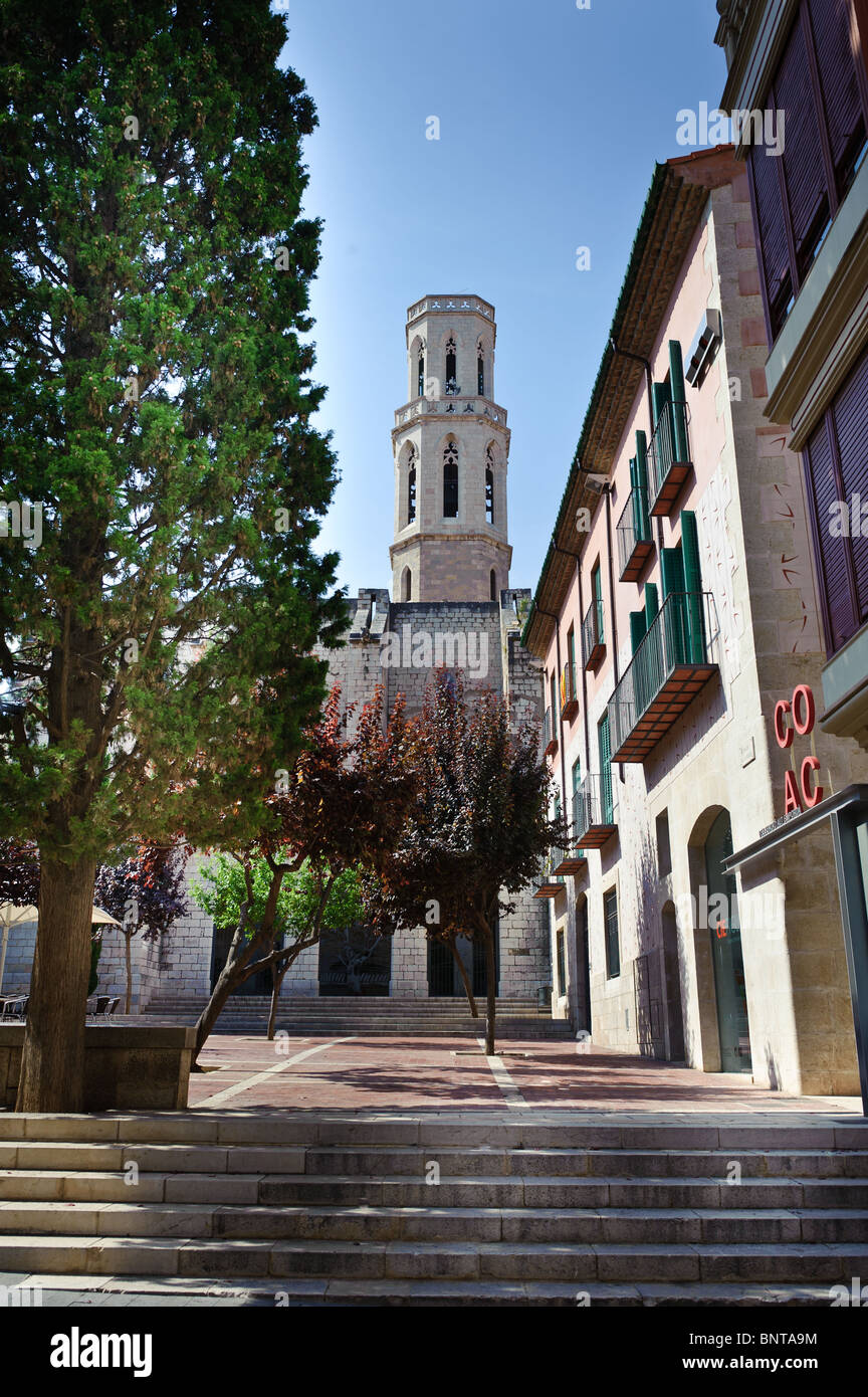 Street scene in Figueres, Spain Stock Photo - Alamy