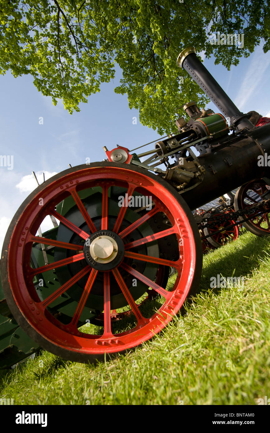steam traction engine at vintage fair rally Stock Photo - Alamy