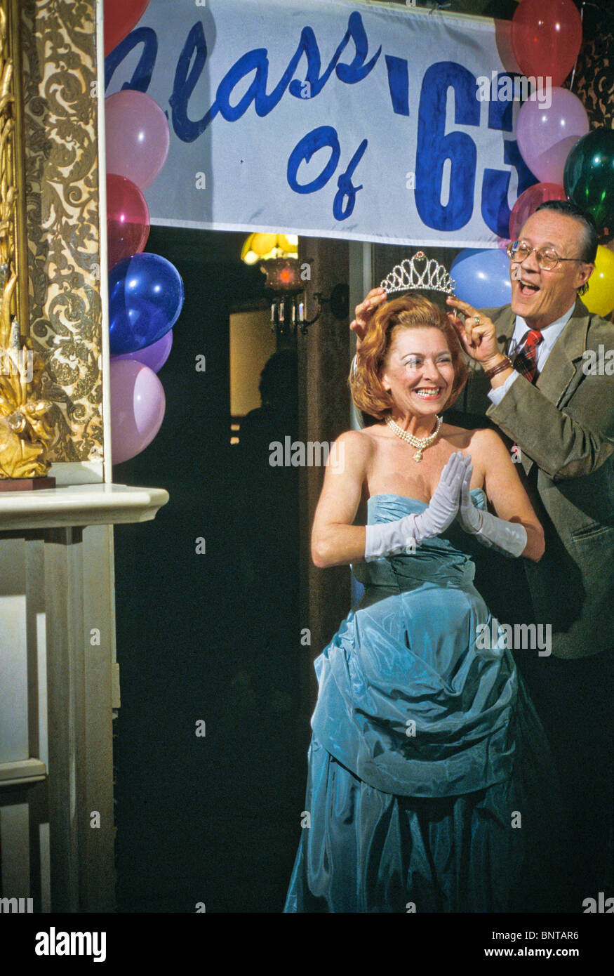 School reunion class of 1963 Stock Photo - Alamy