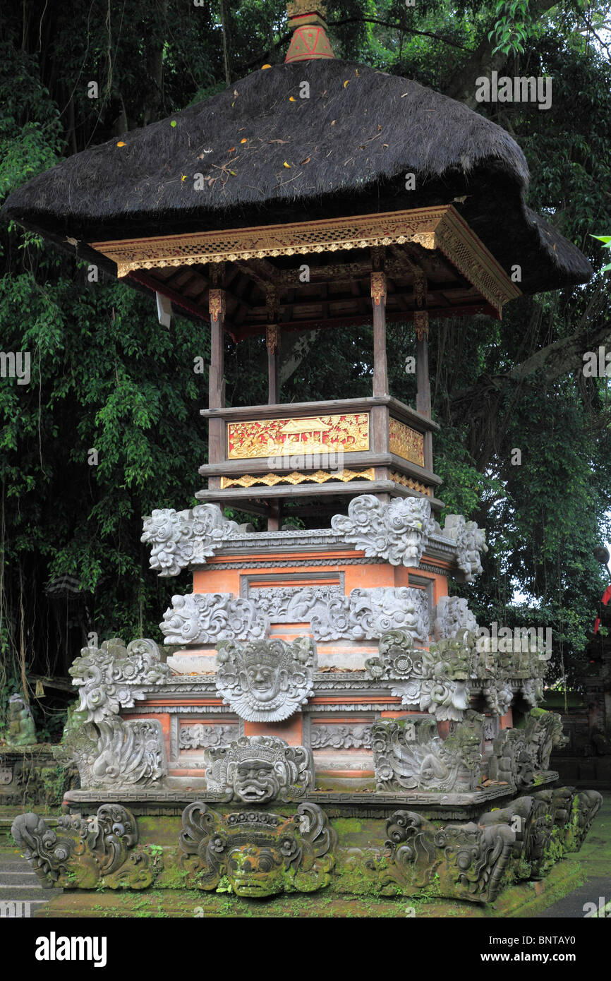 Indonesia, Bali, Ubud, temple pavilion, religious architecture Stock ...