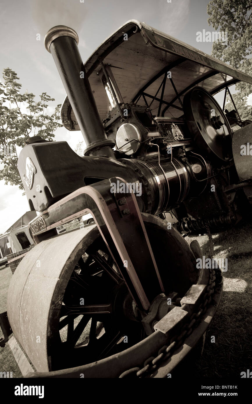 steam traction engine at vintage fair rally Stock Photo - Alamy
