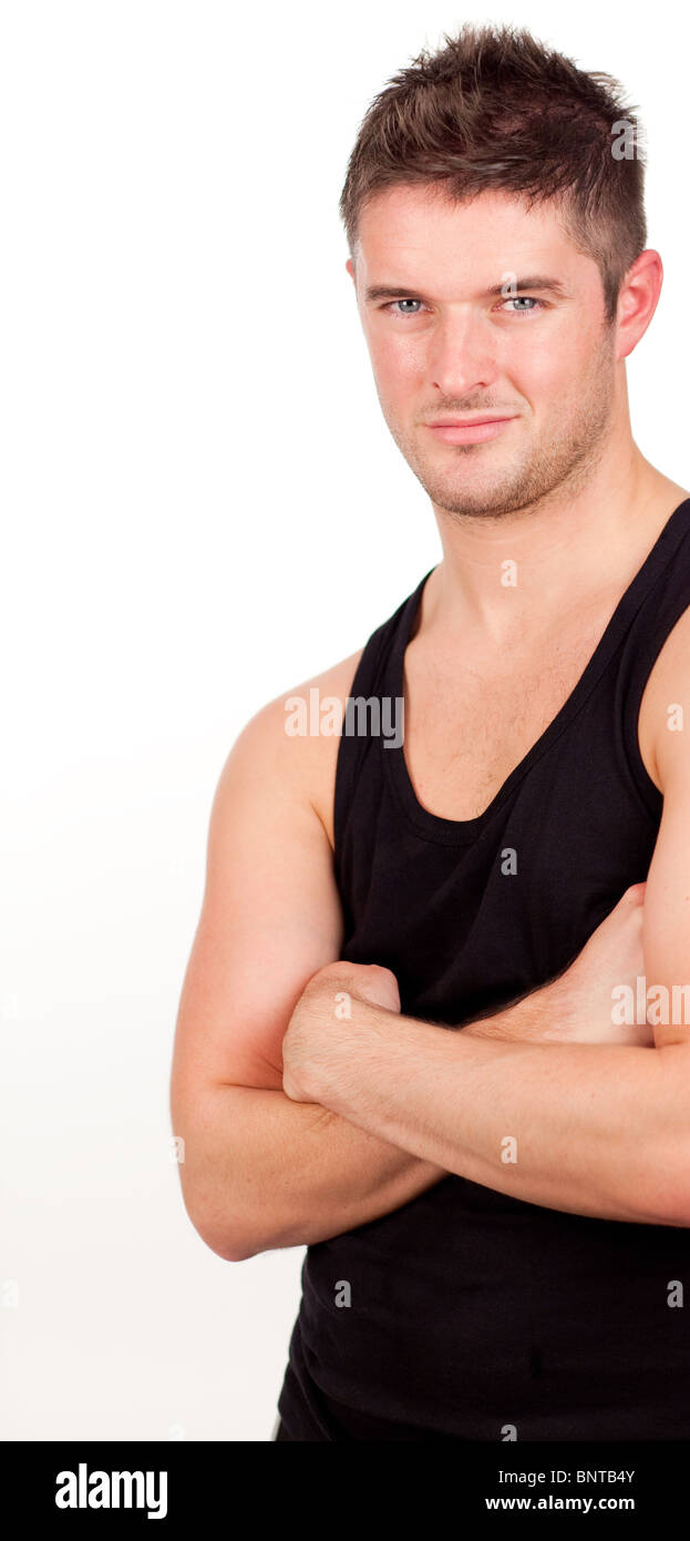 young athletic man Stock Photo - Alamy