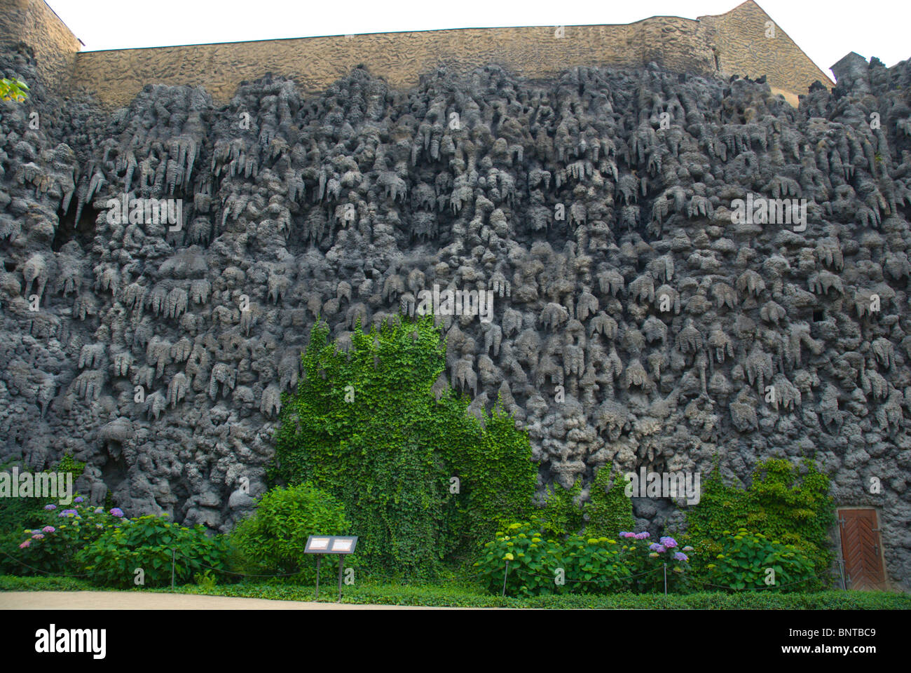 Grotto in Wallenstein Gardens park Mala Strana Prague Czech Republic ...