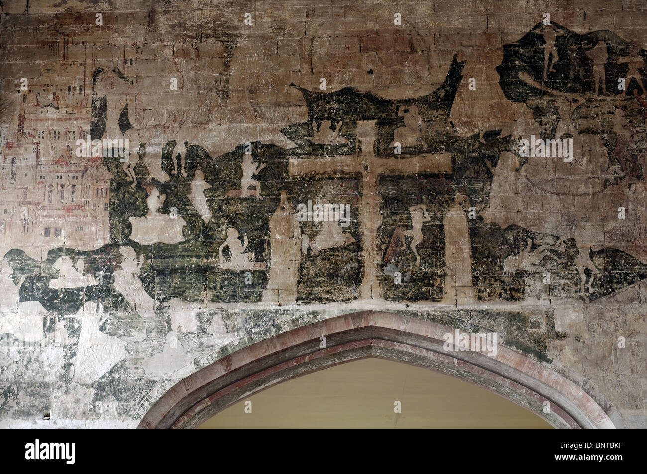 Doom painting in Guild Chapel, Stratford-upon-Avon, Warwickshire ...