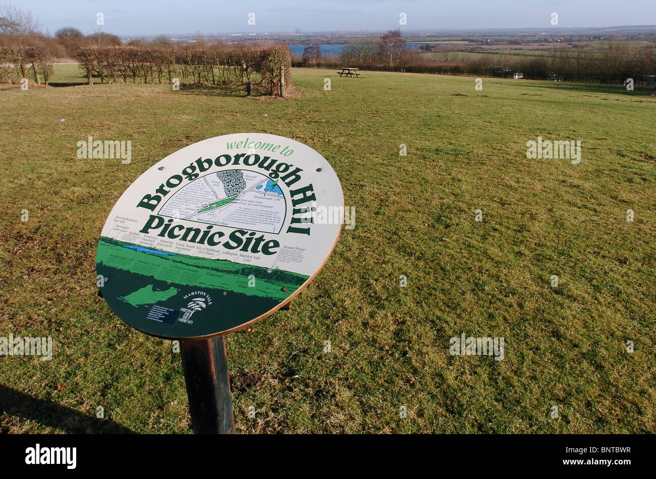 Brogborough picnic site Bedfordhsire UK Stock Photo - Alamy