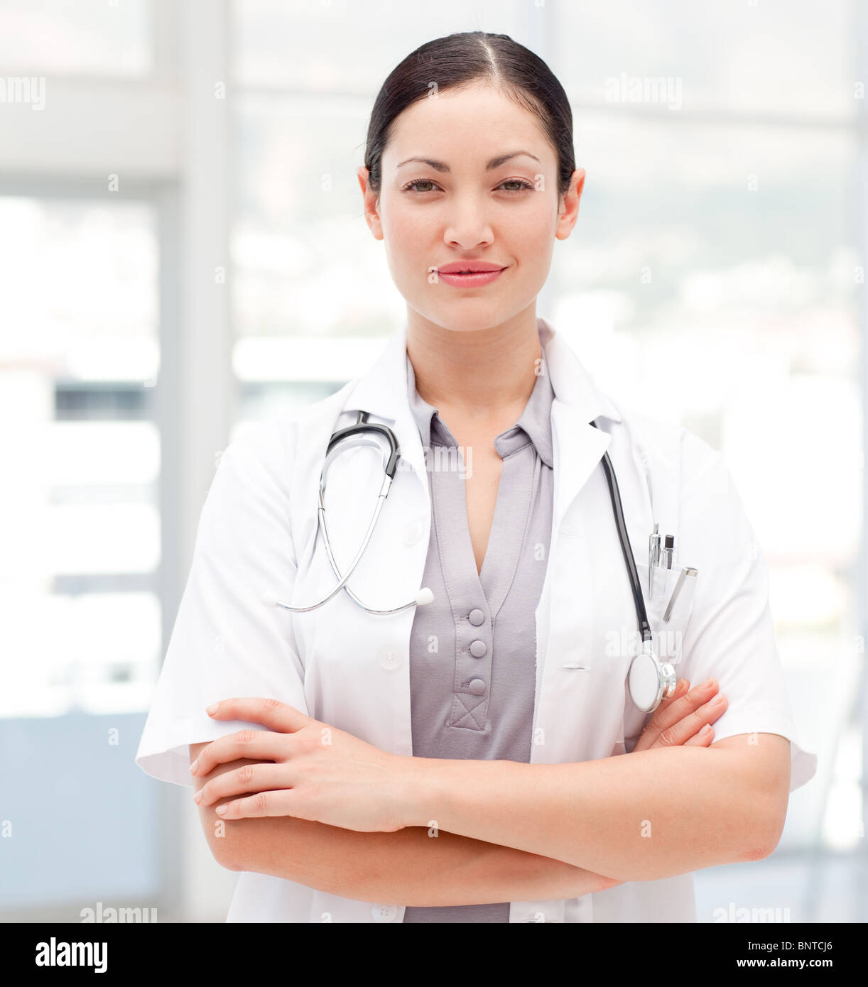 Portrait two handsome doctors hi-res stock photography and images - Alamy