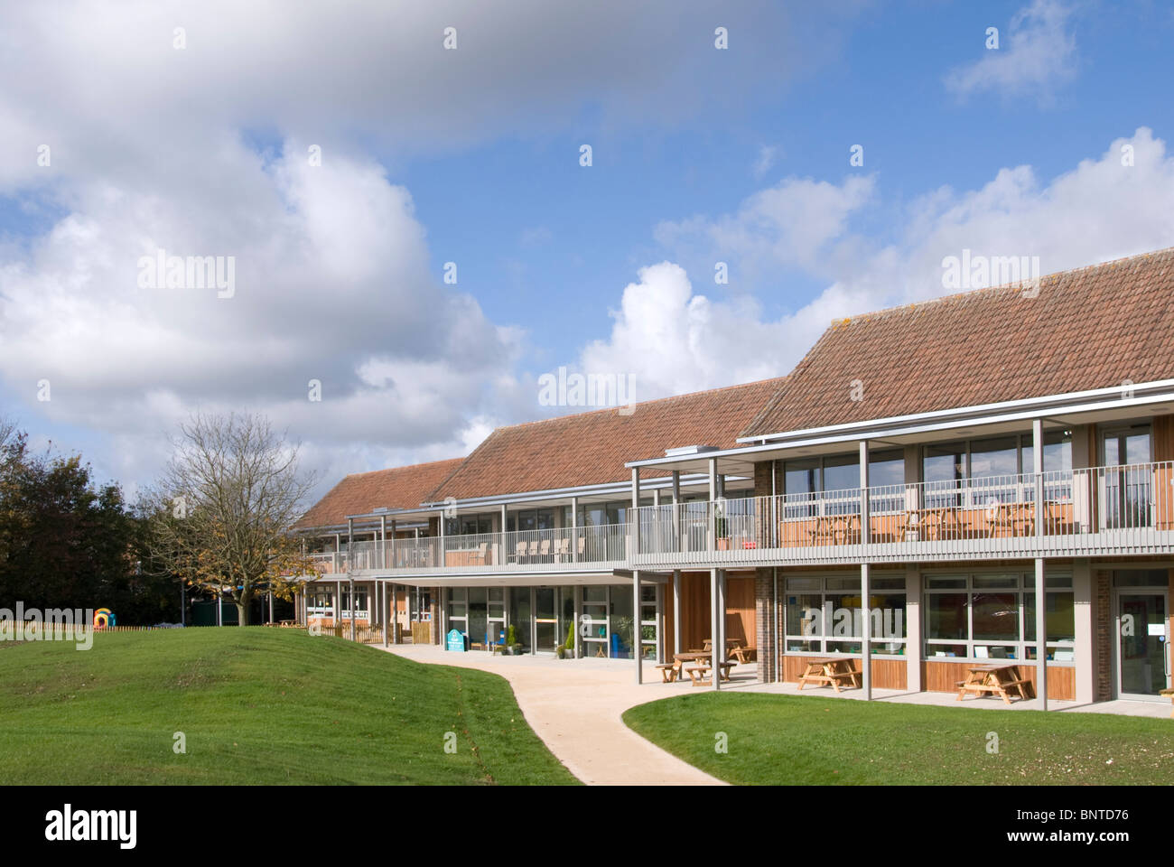 Burnham Copse Primary School Stock Photo - Alamy