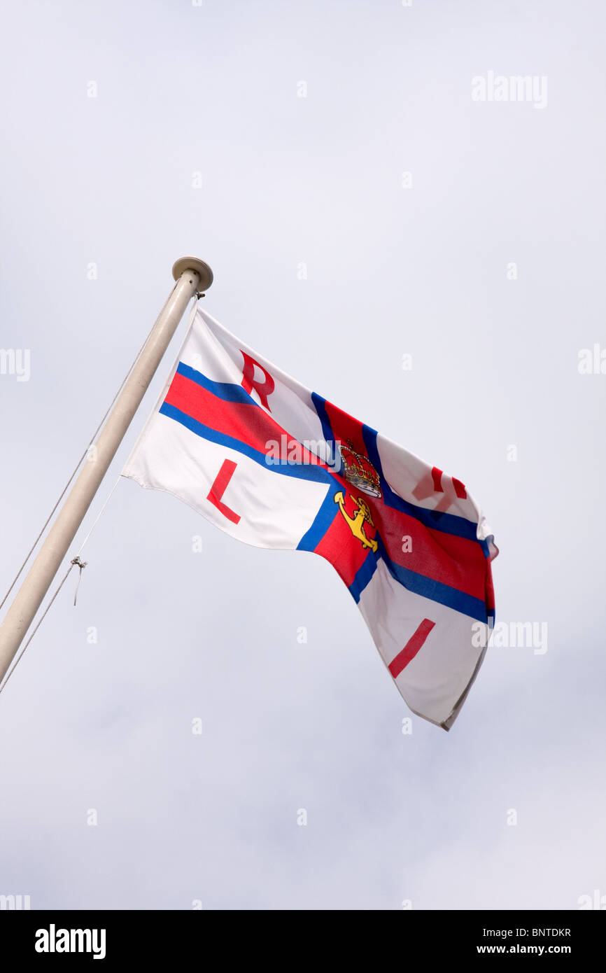 Rnli lifeboat flag hi-res stock photography and images - Alamy