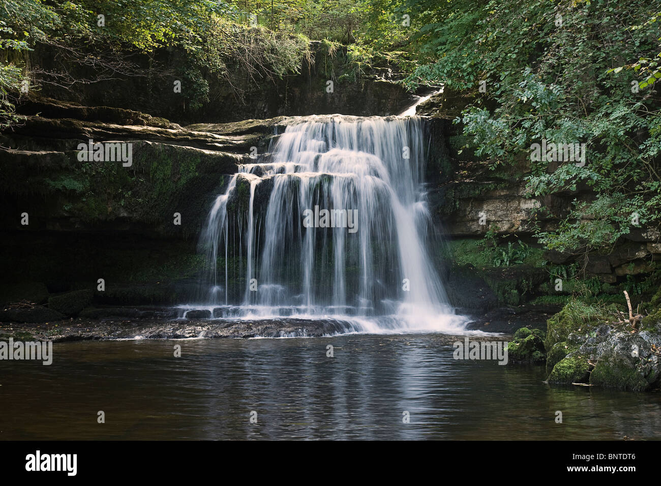 Cauldron Force at West Burton, Wensleydale, North Yorkshire Stock Photo ...