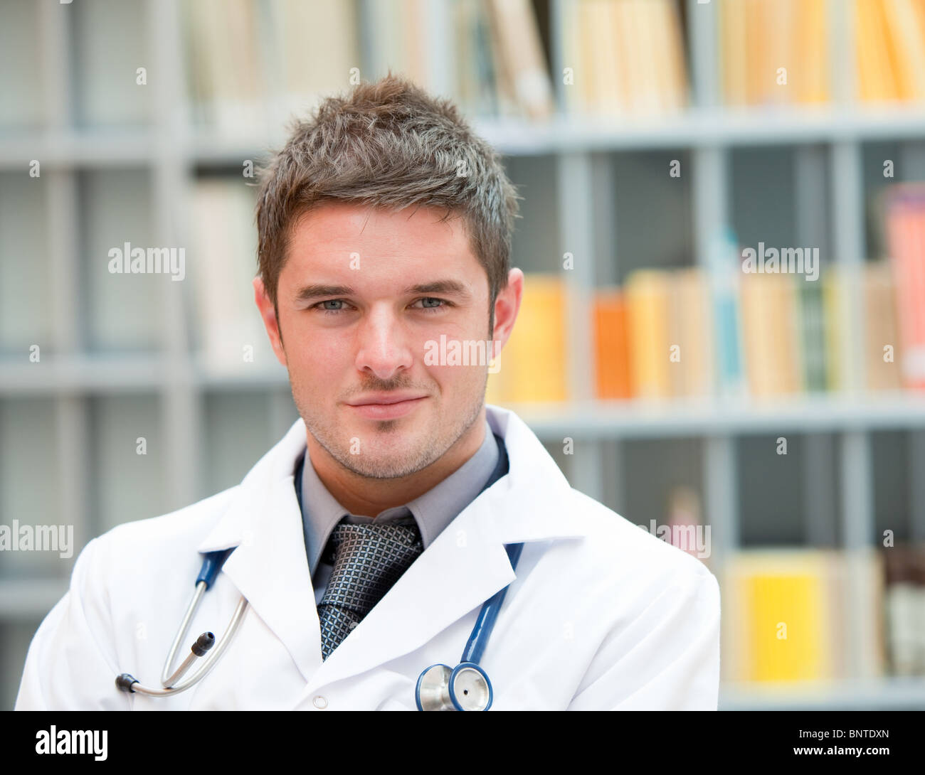 Young doctor at work Stock Photo - Alamy