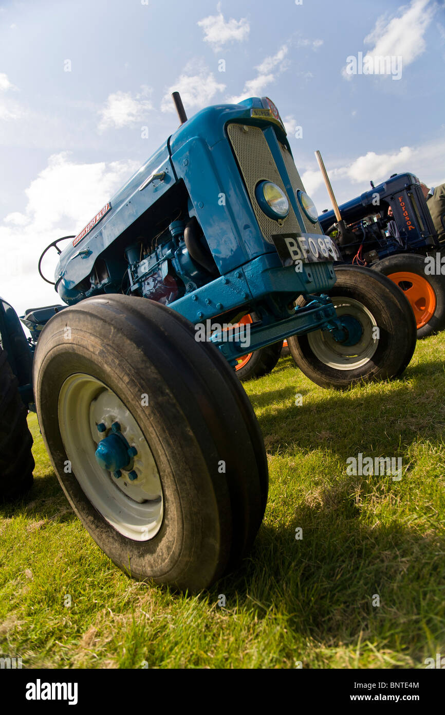 vintage tractor at vintage fair rally Stock Photo - Alamy