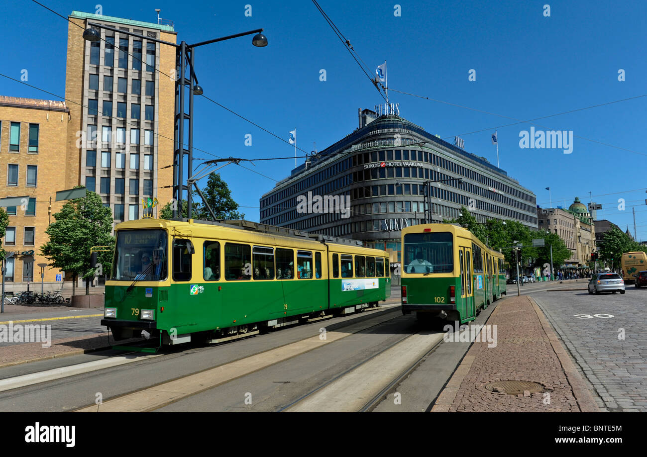Trams helsinki hi-res stock photography and images - Alamy
