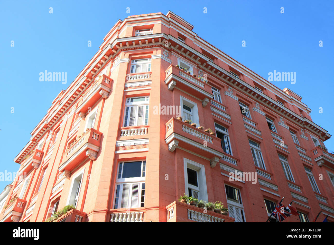 renovated colonial-style building, Havana, Cuba Stock Photo - Alamy