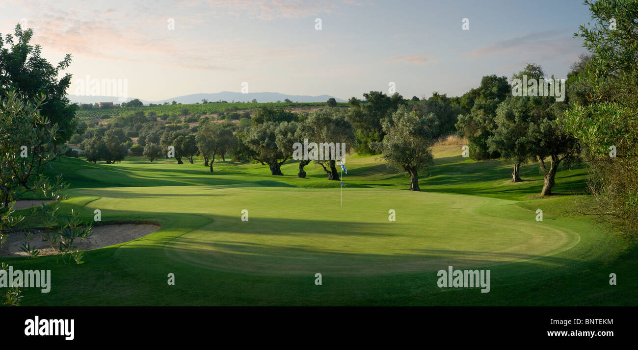 Portugal, the Algarve, Vale da Pinta Golf course, Praia do Carvoeiro ...